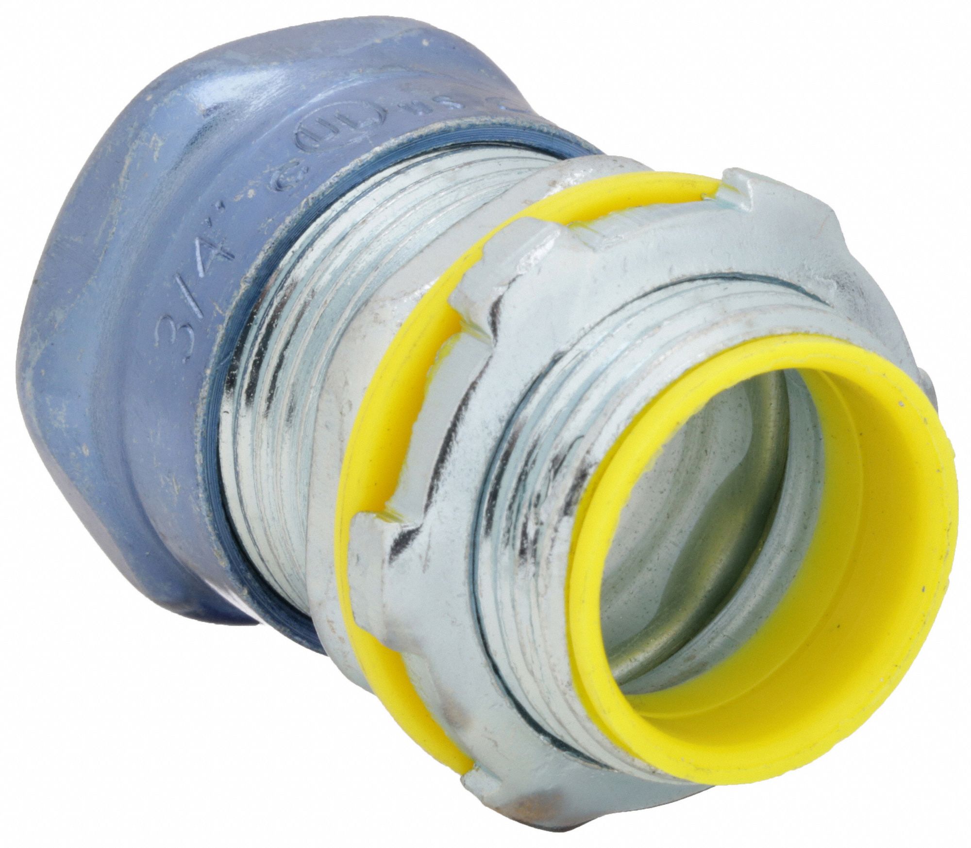 Steel, 3/4 in Trade Size, Compression Conduit Connector - 52AU82|2913RT ...