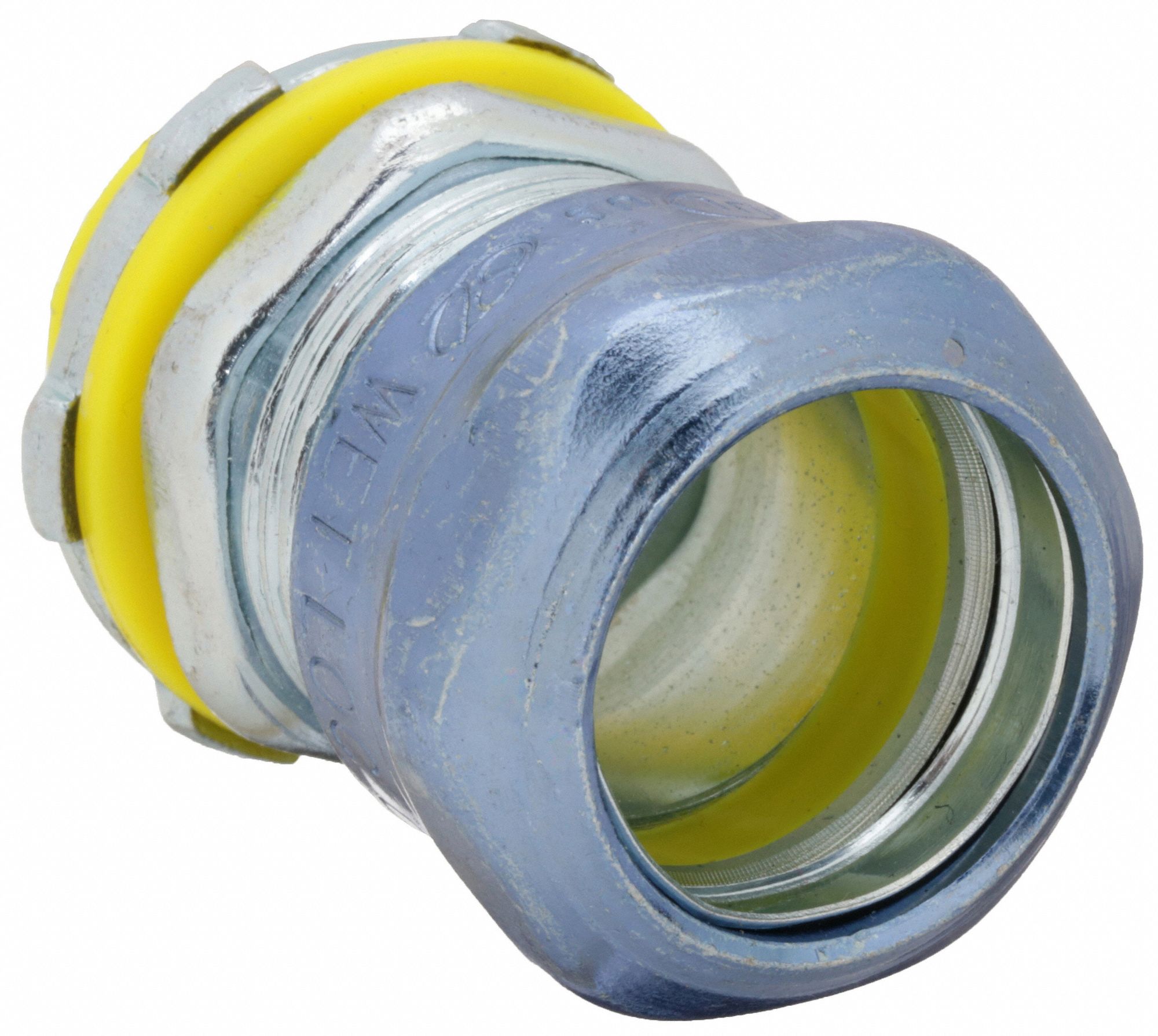 RACO Compression Conduit Connector: Steel, 1/2 in Trade Size, 1 17/32 ...