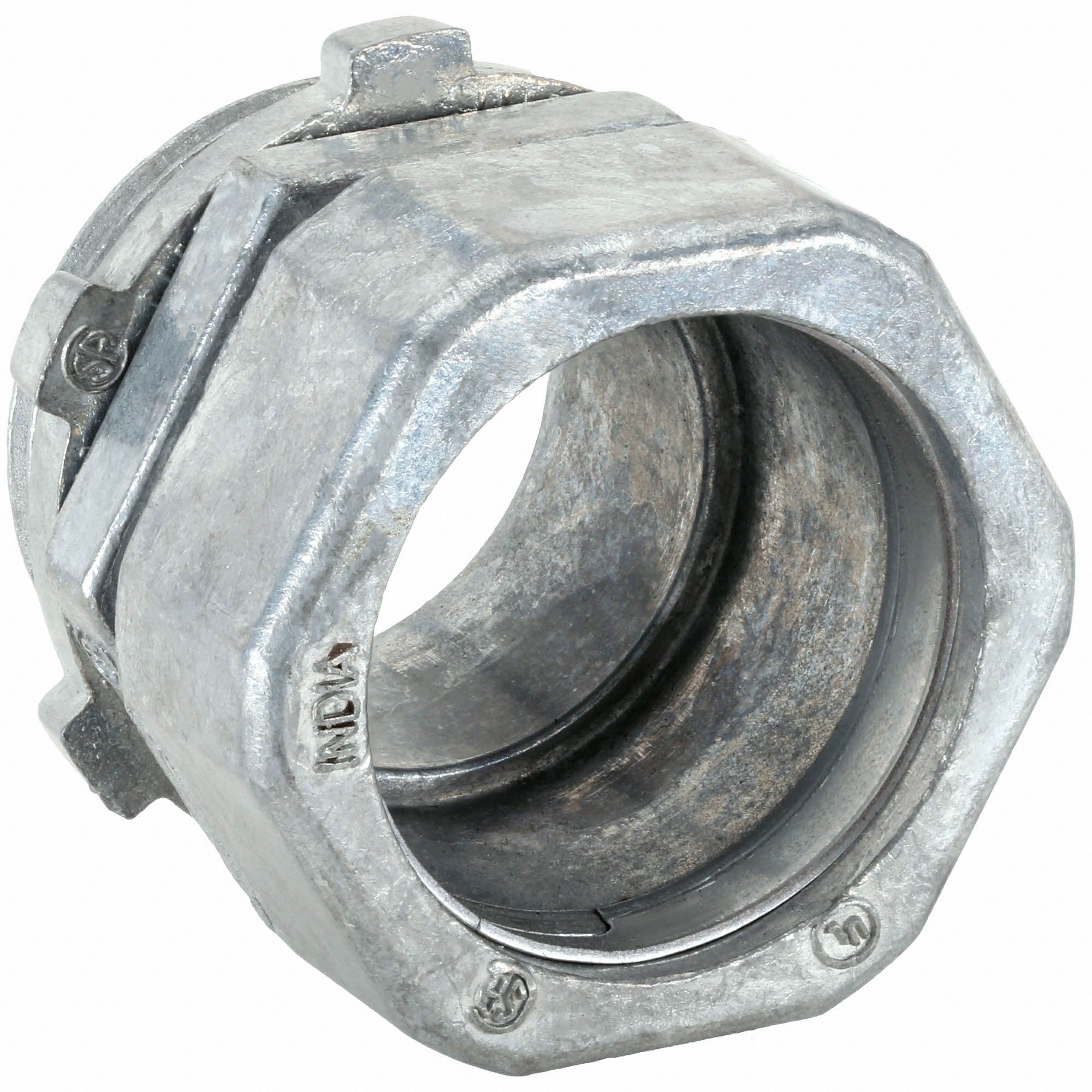RACO Compression Conduit Connector: Zinc, 1 1/4 in Trade Size, 1 13/16 ...