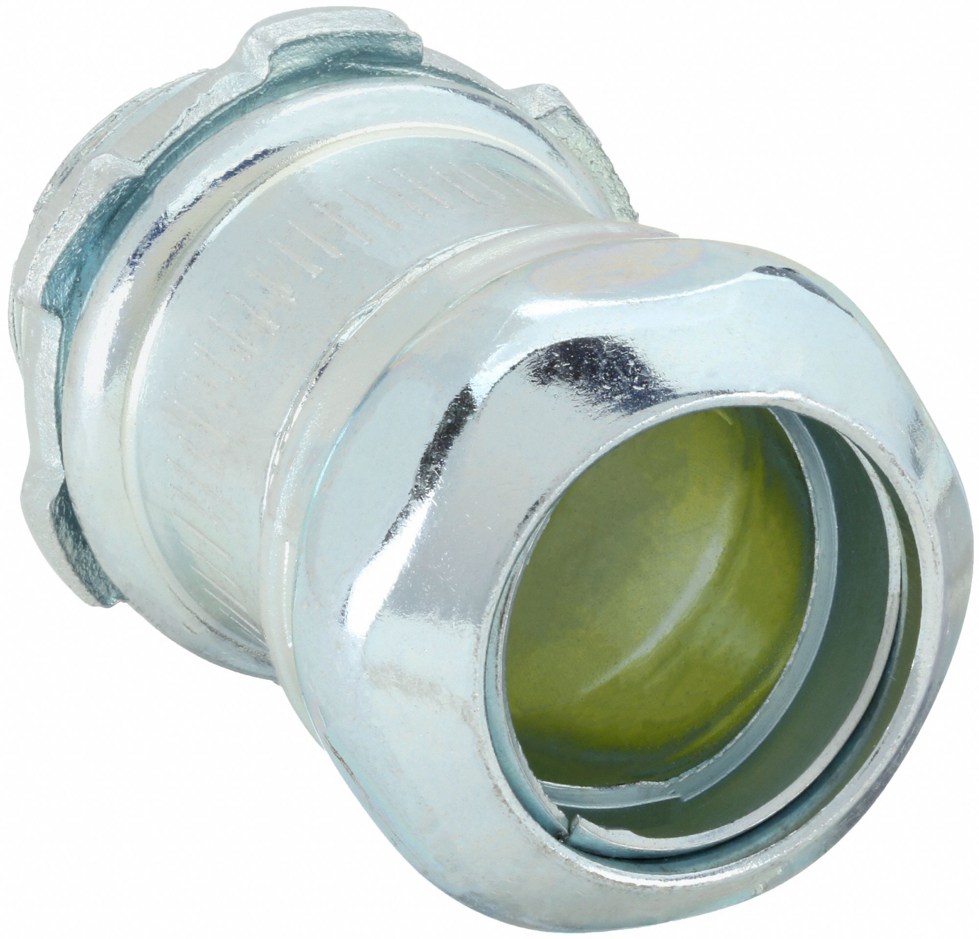 RACO Compression Conduit Connector: Steel, 1/2 in Trade Size, 1 in ...