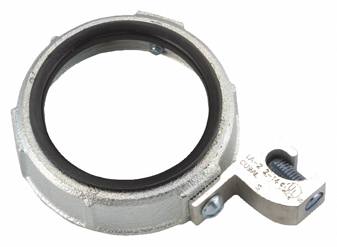 RACO Grounding Bushing: Zinc, Zinc Plated, 1 in Trade Size, 31/32 in ...