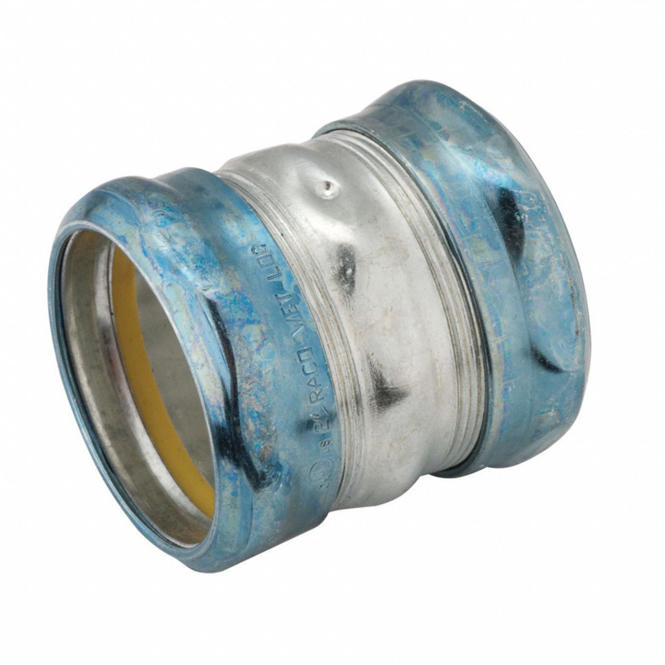 Steel, 2 in Trade Size, Compression Conduit Coupling - 52AV56|2928RT ...