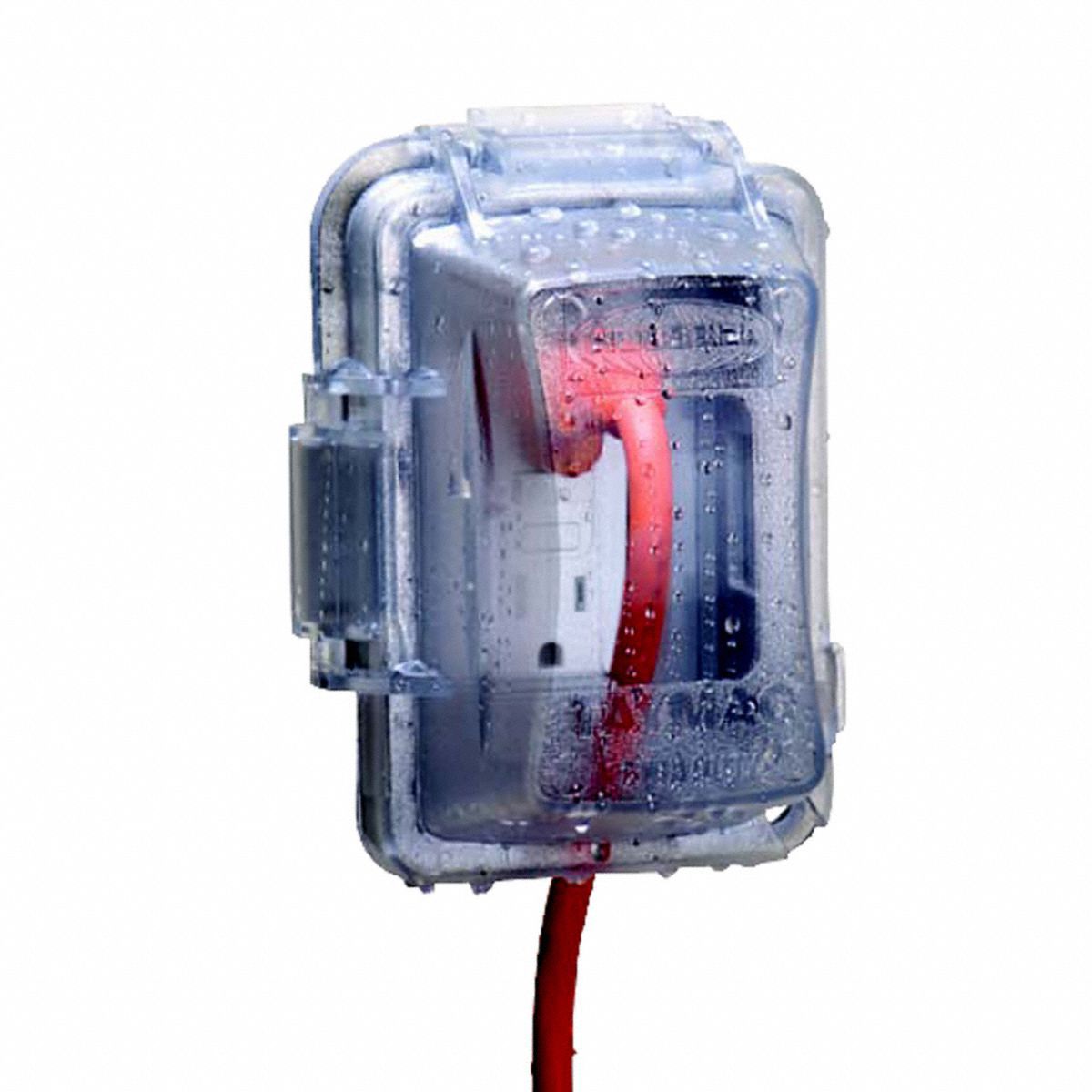 TAYMAC While In Use Weatherproof Cover: Polycarbonate, 2 3/4 in Dp ...