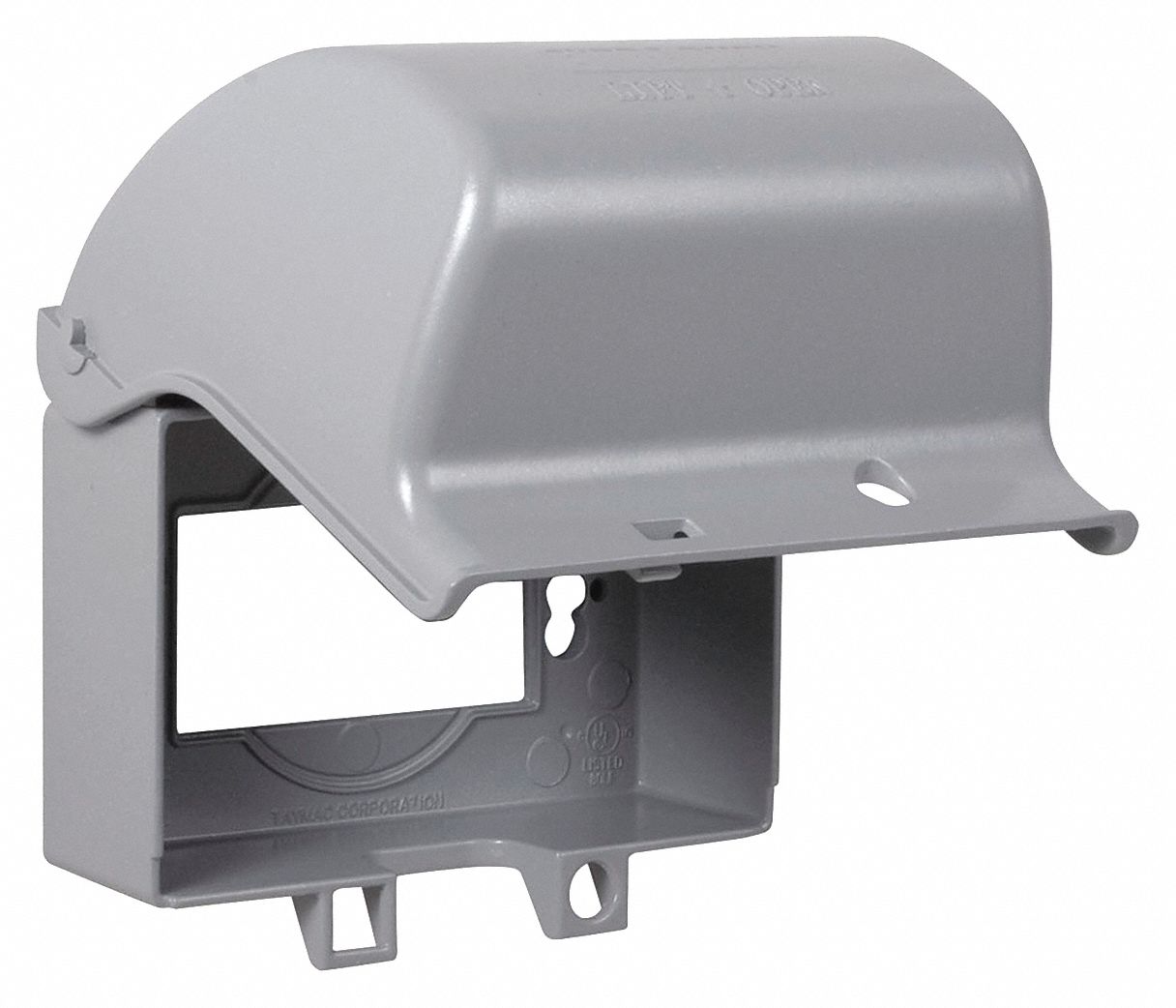 RACO Horizontal-Mount While In Use Weatherproof Cover, 1-Gang, Die-Cast ...