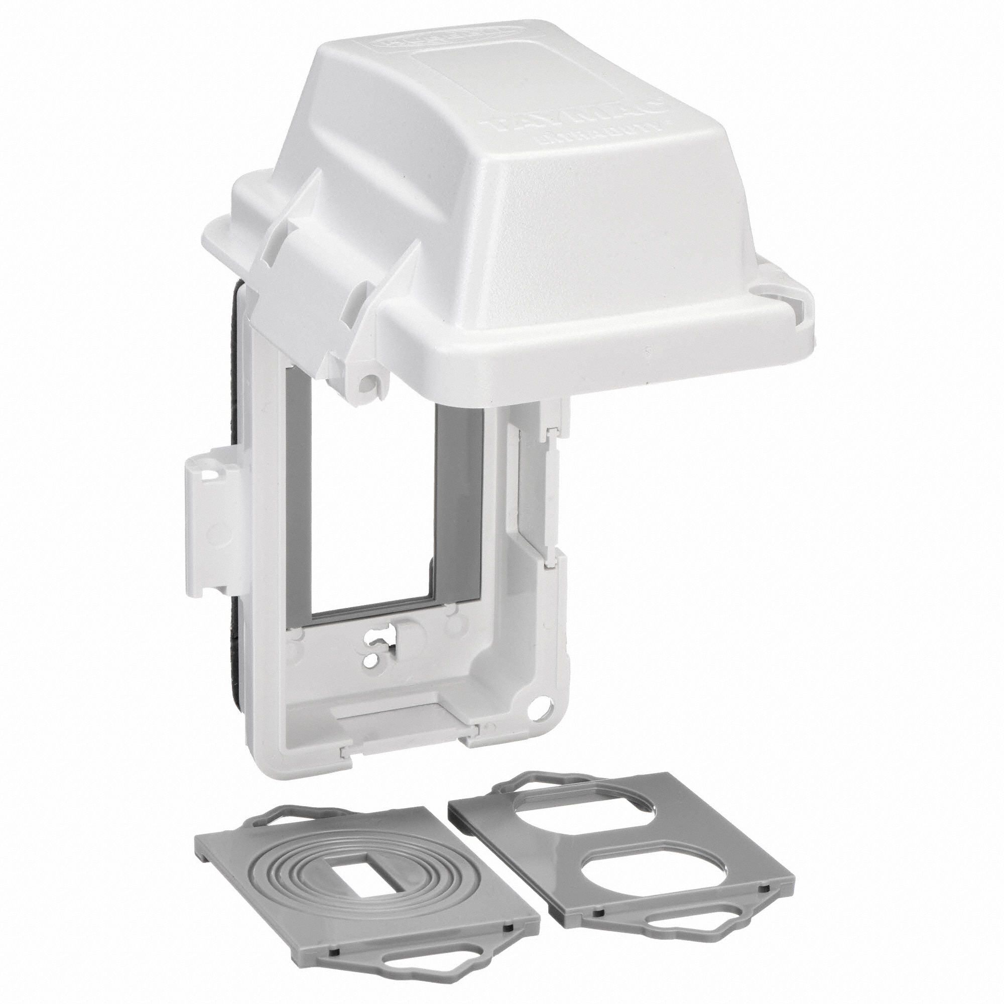 RACO While In Use Weatherproof Cover: Polycarbonate, 2 3/4 in Dp ...