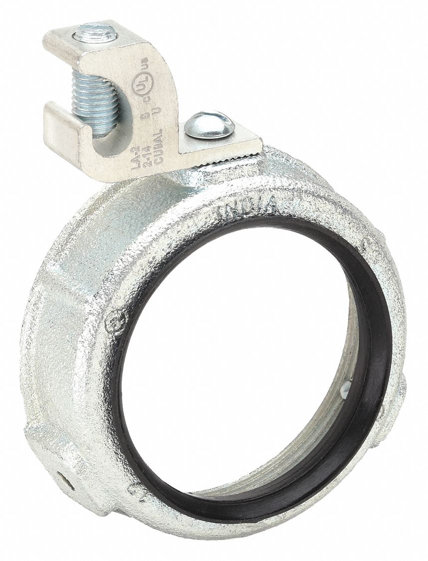 RACO, Iron, Zinc Plated, Grounding Bushing - 52AX65|1218 - Grainger