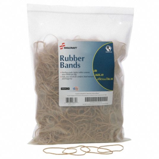 ABILITY ONE, Rubber, 54 Classification Size, Rubber Band - 52CA19|7510 ...