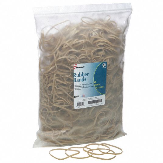 ABILITY ONE, Rubber, 32 Classification Size, Rubber Band - 52CA21|7510 ...