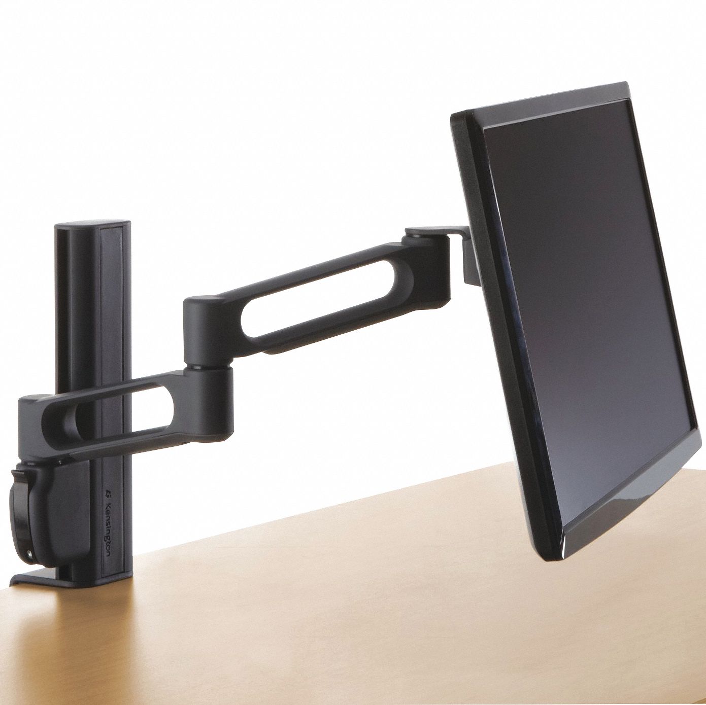 ABILITY ONE, Gray, Plastic/Steel, Monitor Arm - 52CD26|7110-01-590-8674 ...