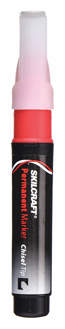 ABILITY ONE, Red, Capped, Permanent Marker - 52CE64|7520-00-973-1062 ...