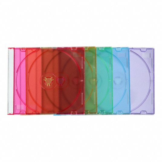 ABILITY ONE, Blue/Green/Purple/Red/Yellow, 25, CD/DVD Jewel Case ...