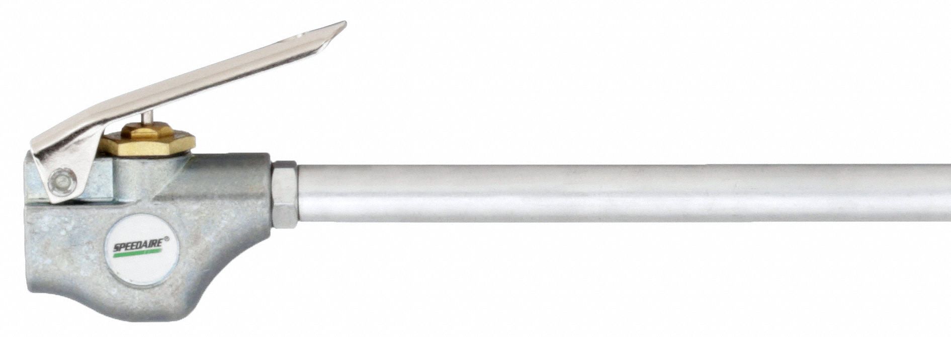 SPEEDAIRE Air Gun: Thumb-Lever Grip, Zinc, 1/4 in NPT Female, 1 Nozzle ...