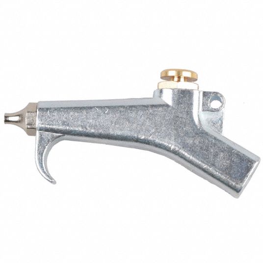SPEEDAIRE Air Gun: Thumb-Button Grip, Zinc, 1/4 in NPT Female, 1 Nozzle ...