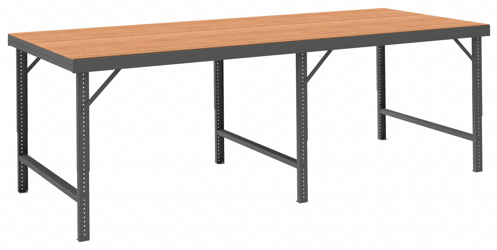 DURHAM MFG, Adj Ht, Hardboard, Work Table - 52CK51|WBF-TH-36120-95 ...