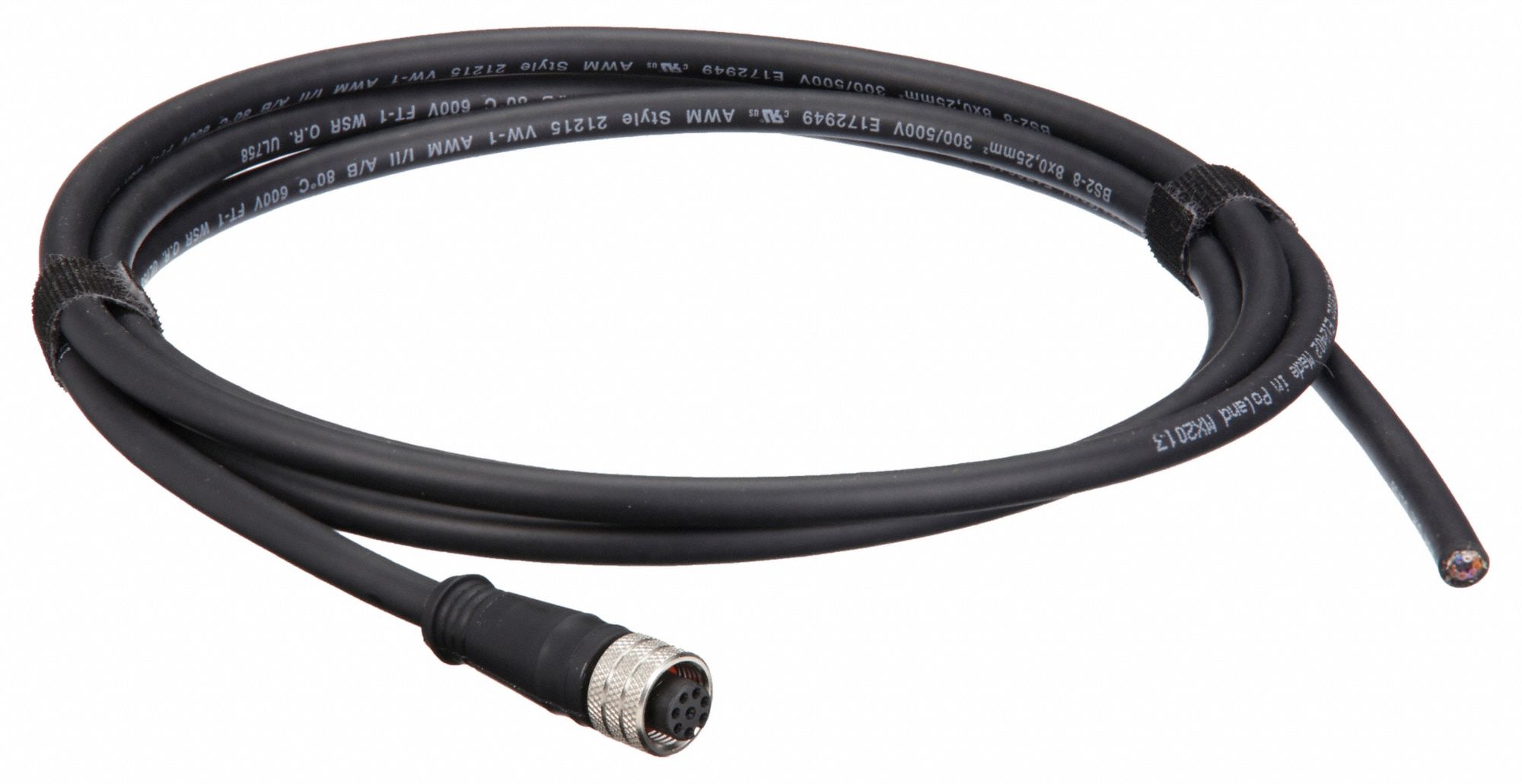 For Use With Encoder, M12 Shielded Cable - 52DK23|E12402 - Grainger