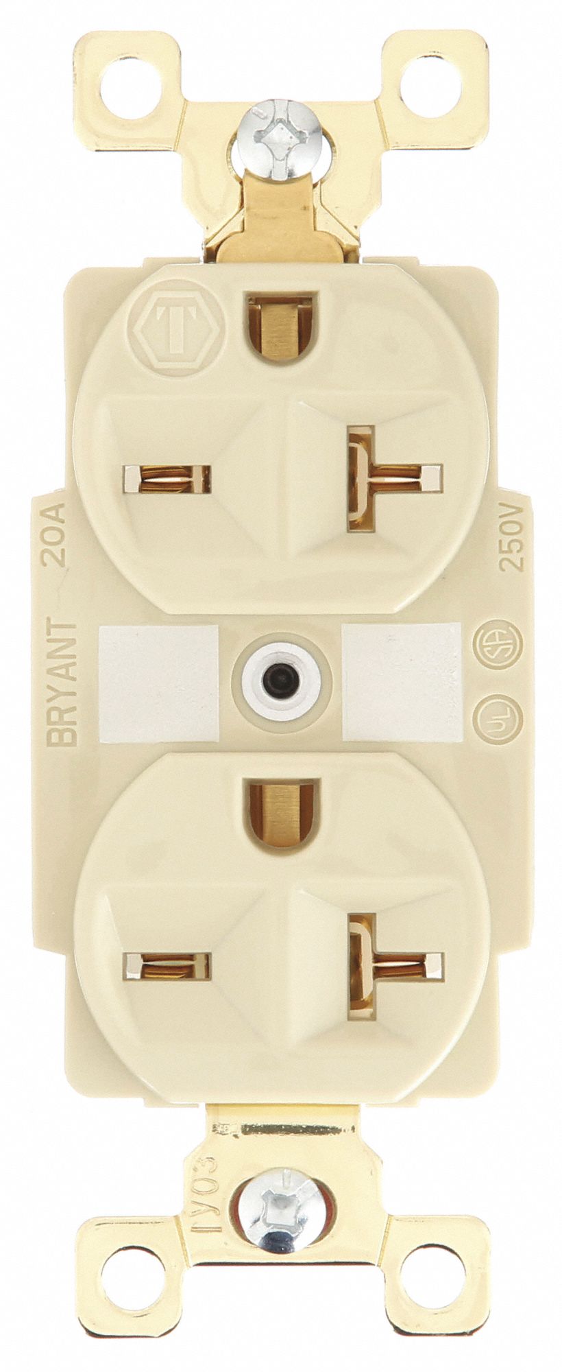 BRYANT, Duplex, Ivory, Receptacle - 52HD35|BRY5462I - Grainger