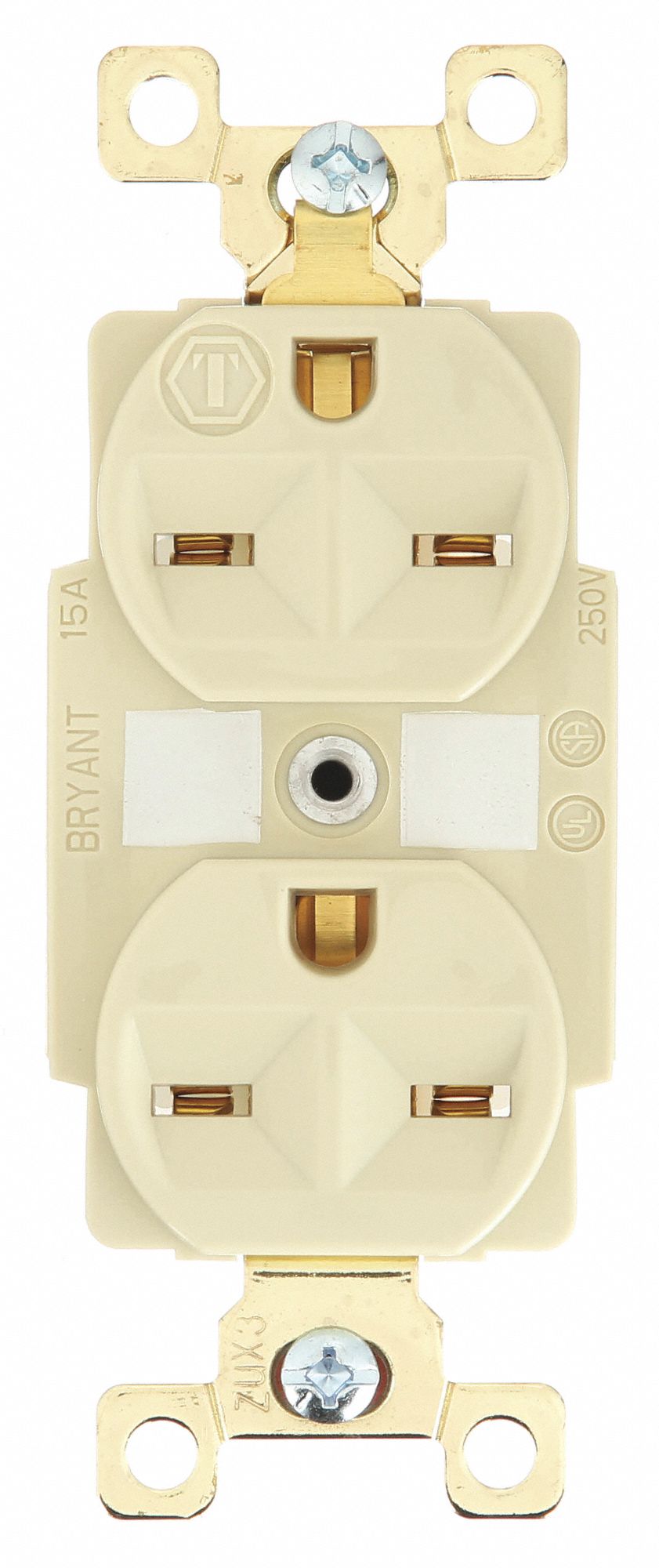 BRYANT, Duplex, 6-15R, Receptacle - 52HD37|5662I - Grainger