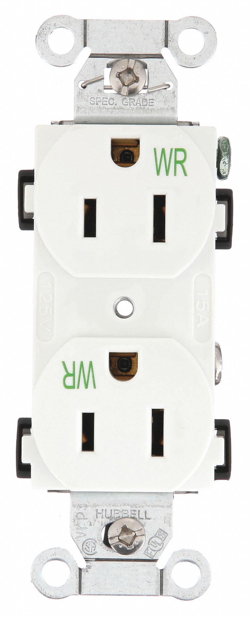 BRYANT, Duplex, White, Receptacle - 52HD68|CBRS15WWR - Grainger