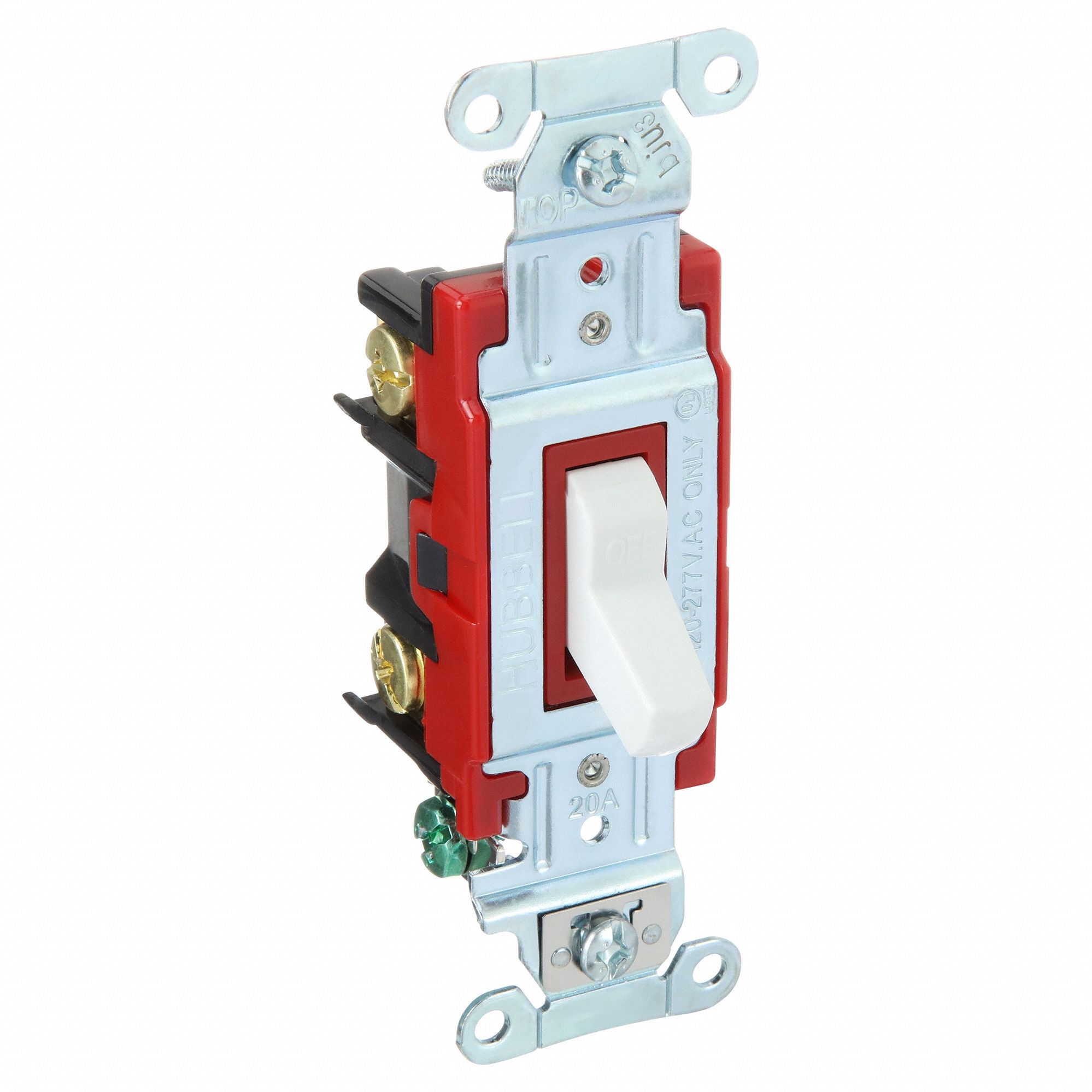 Toggle Switch, Double Pole, Wall Switch - 52HE66|4902BW - Grainger