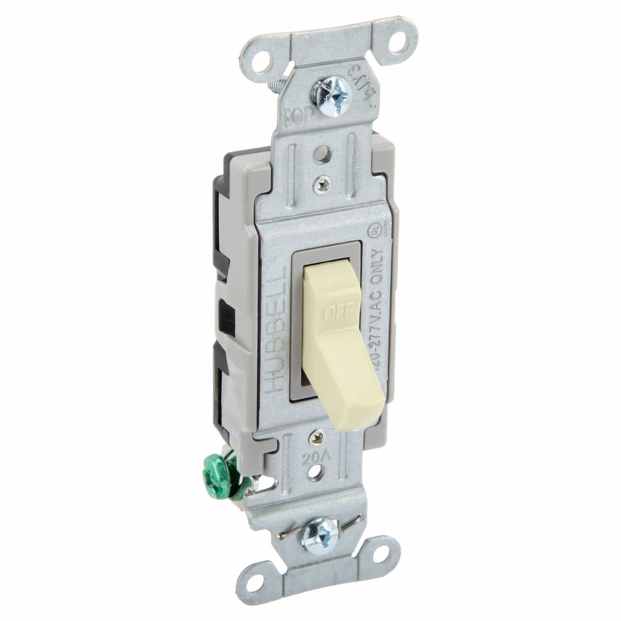 Toggle Switch, Single Pole, Wall Switch - 52HF06|CSB120BI - Grainger