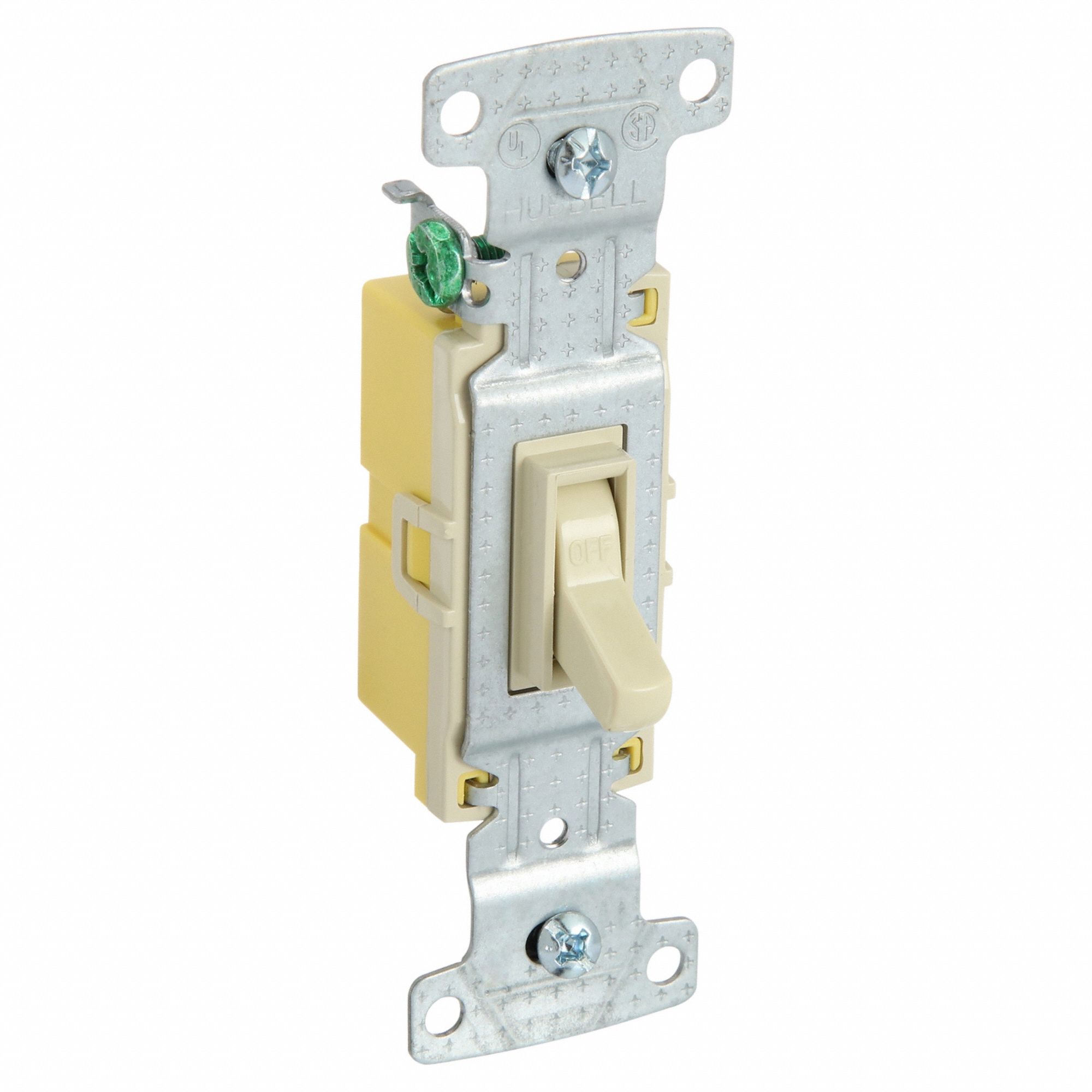 Toggle Switch, Single Pole, Wall Switch - 52HF15|RS115I - Grainger