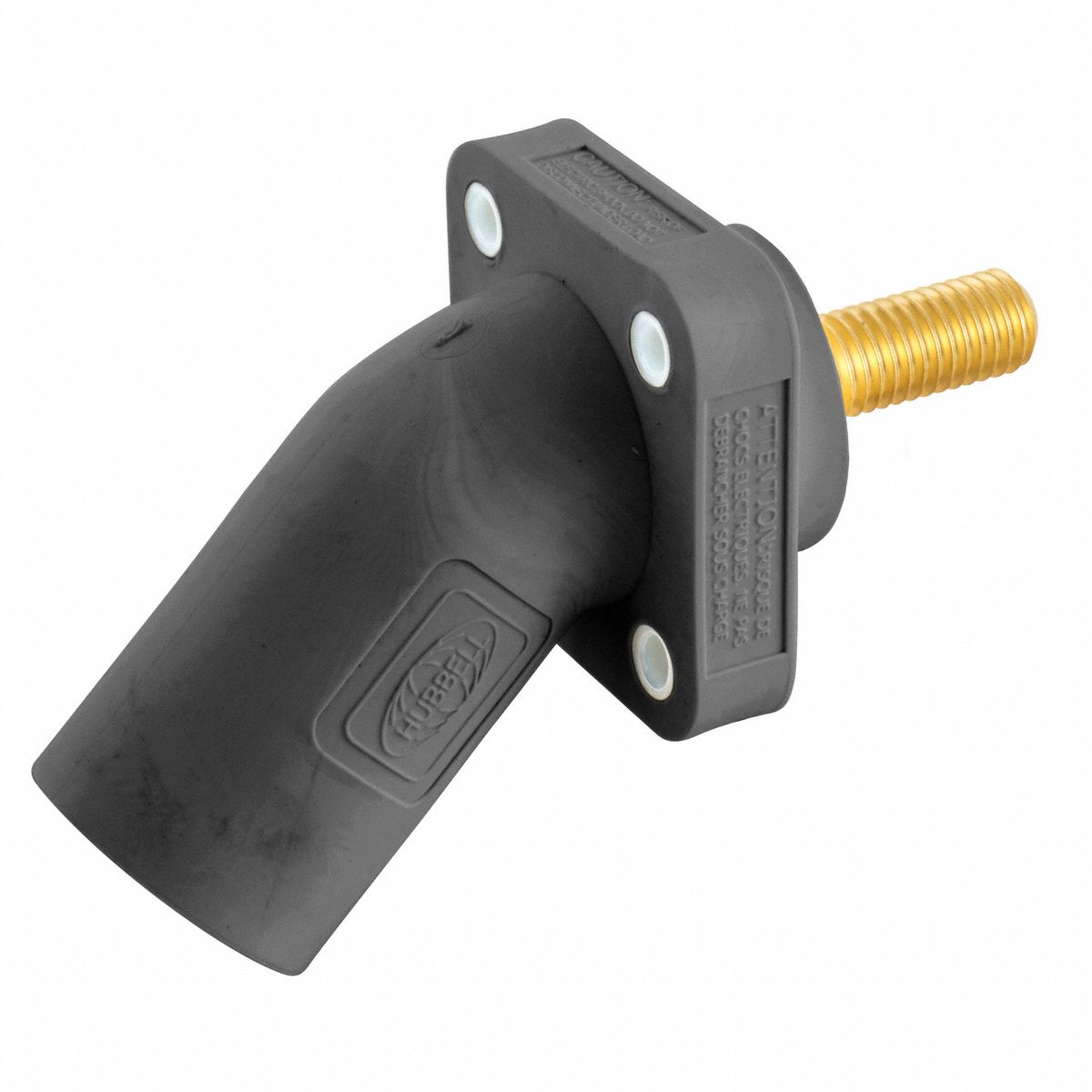 For Female Connectors, 400 A, Angled Receptacle - 52HF36|HBLMRASBK ...