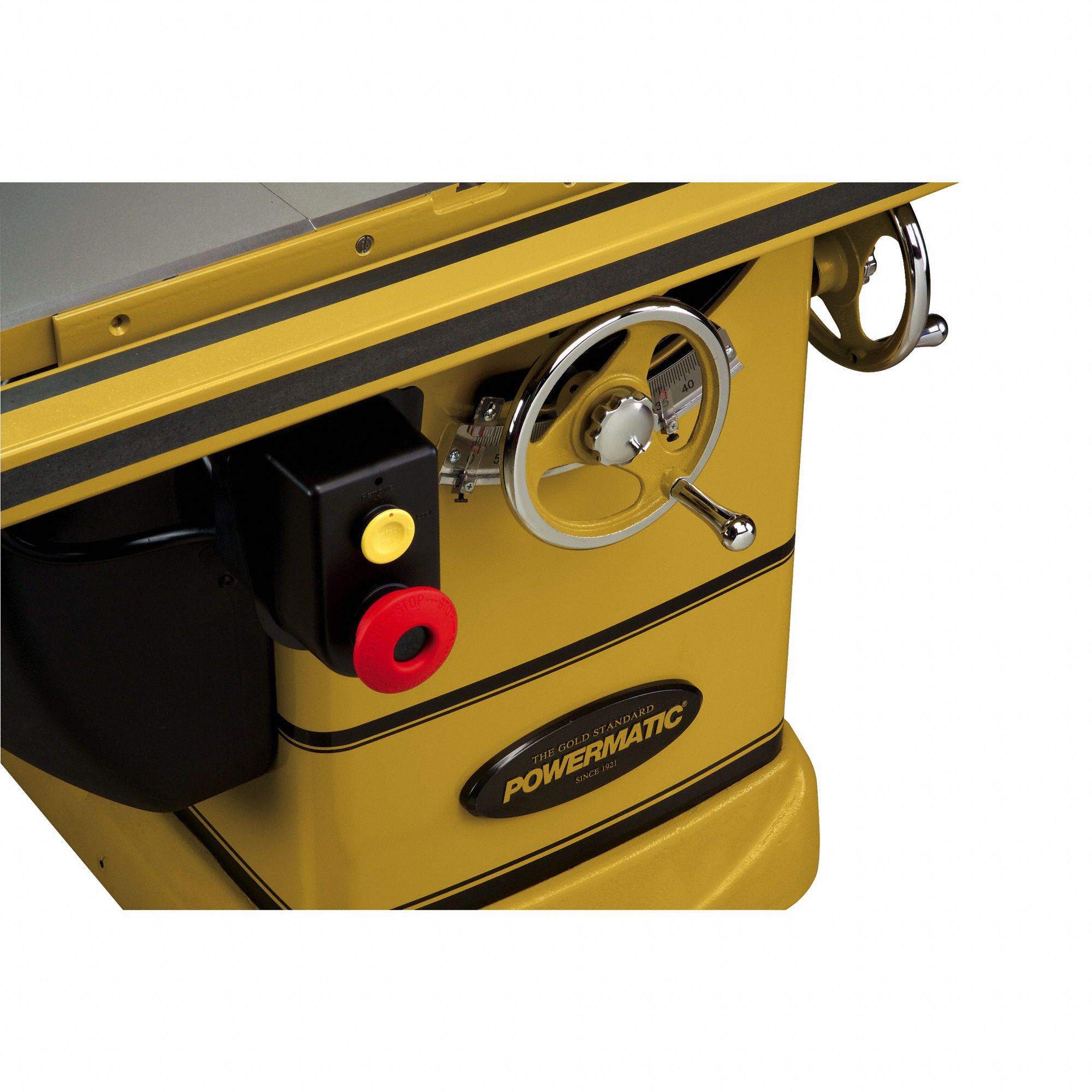 POWERMATIC Cabinet Table Saw, 10 in Blade Dia., 5/8 in Arbor Size ...