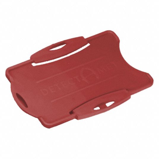 Swipecard Holder,Plastic,Red,PK25 - Grainger