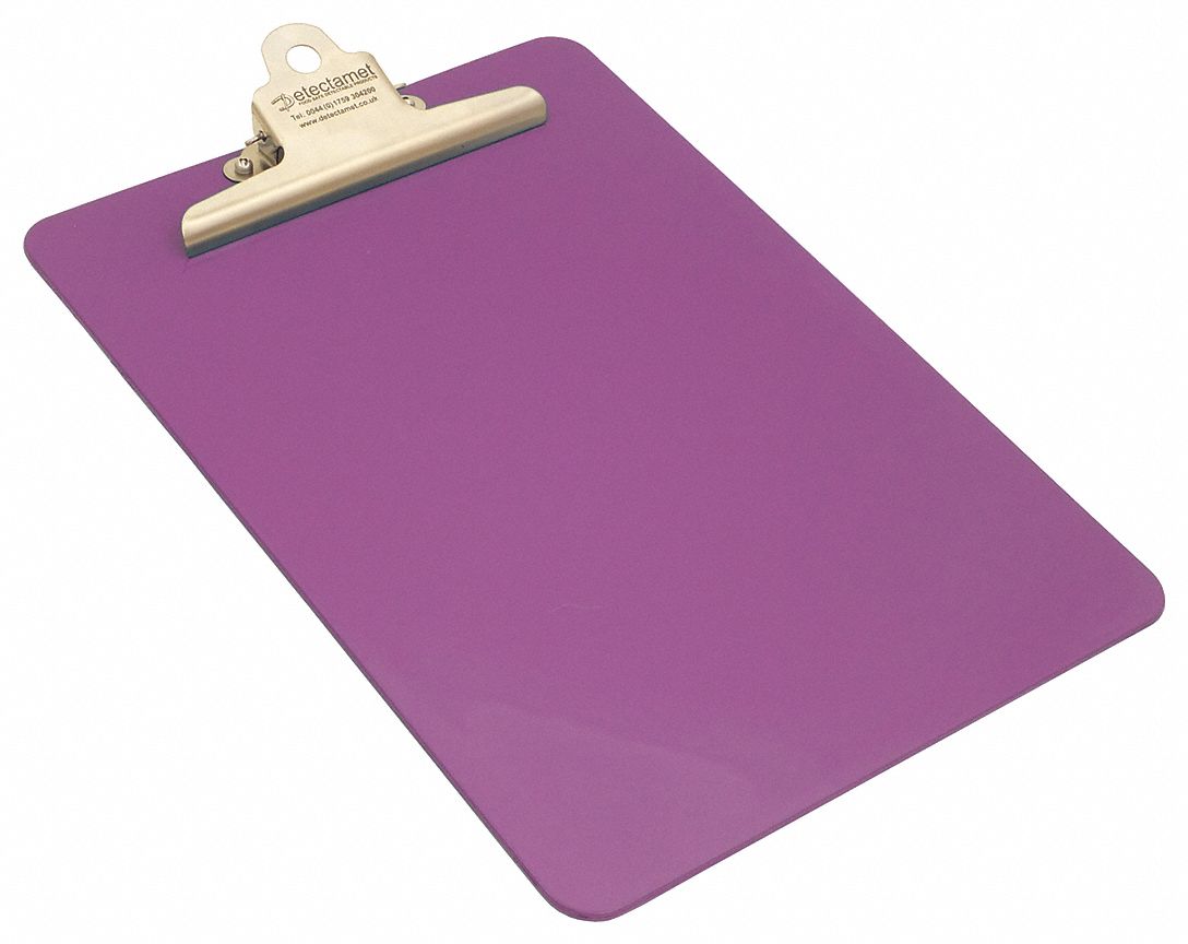 A4 Paper Size Name, Plastic, Clipboard - 52HW12|300-O06-P07-A10 - Grainger