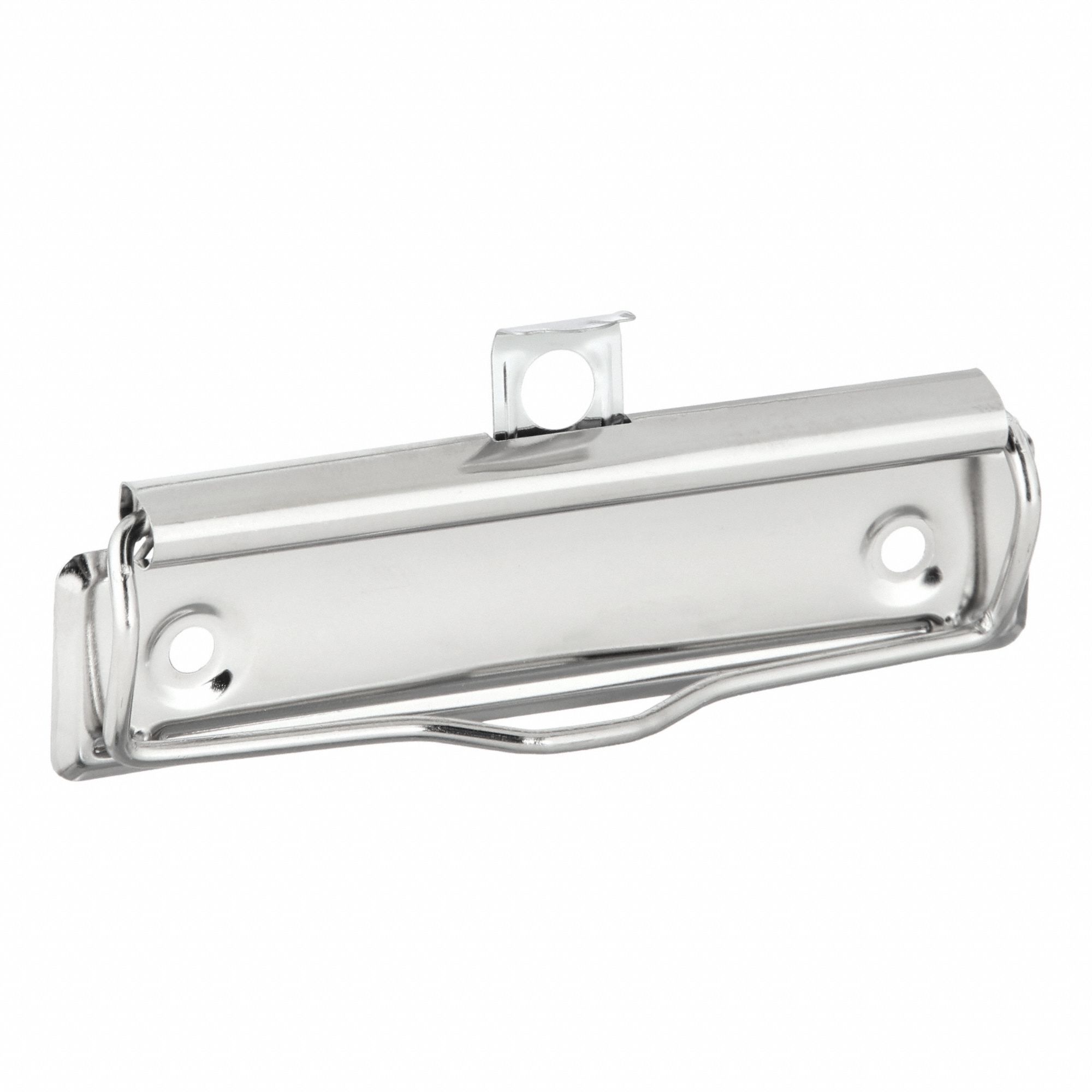 Chrome Plated, 1 1/8 in Overall Wd, Clipboard Clip - 52HW26|307-T093 ...