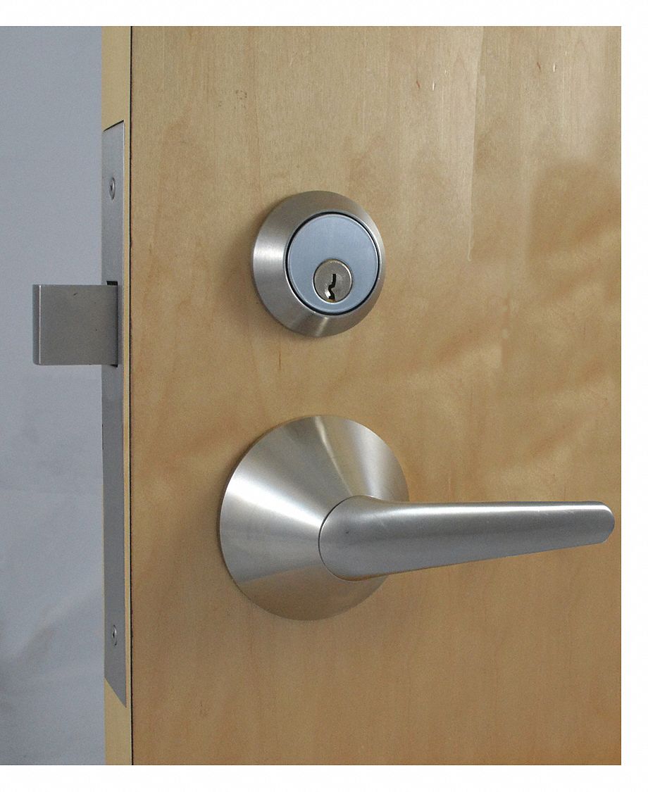 SECURITECH, Classroom Security Lever Locksets, Stainless Steel, Door ...