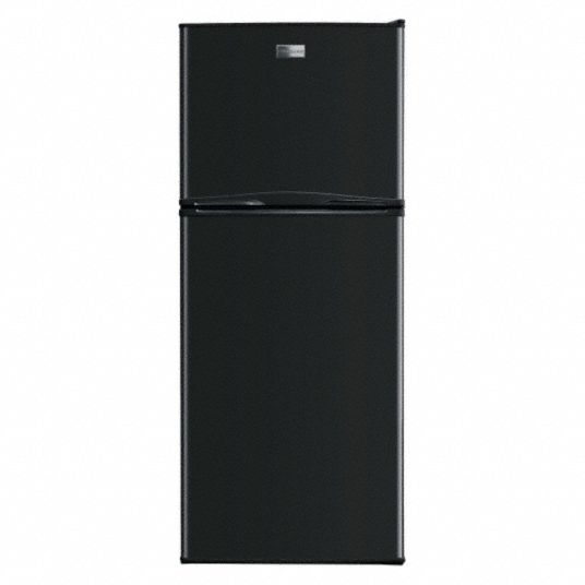 FRIGIDAIRE Refrigerator, Residential, Black, 24 in Overall Width, 8.4 ...