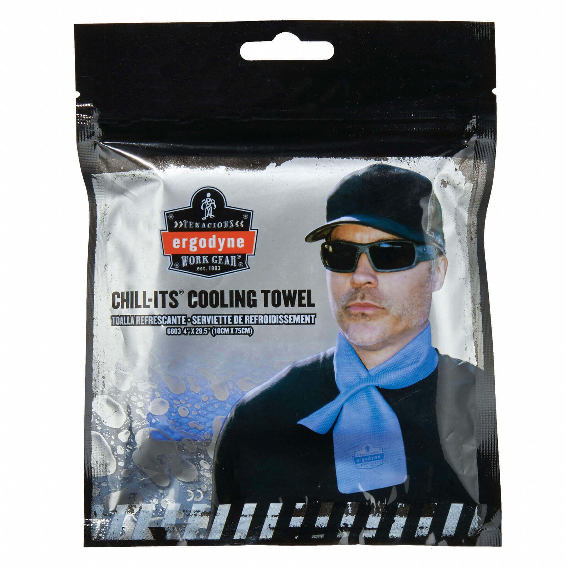 CHILL-ITS BY ERGODYNE Neck Wrap: Neck Wrap, Blue, Universal, Neck Wrap ...