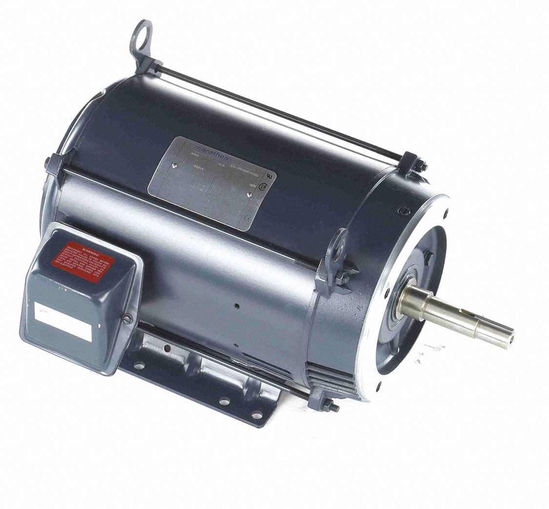 MARATHON MOTORS, Open Dripproof, Face/Base Mounting, Close-Coupled Pump ...