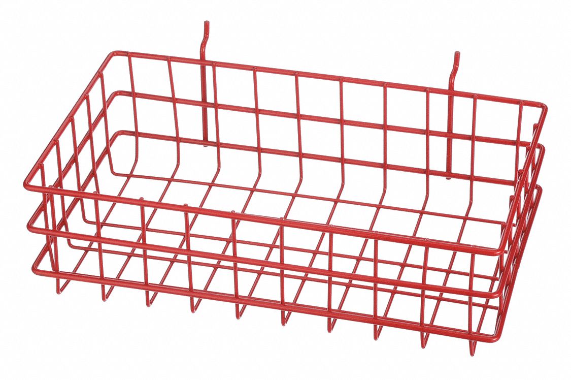 Red storage basket store