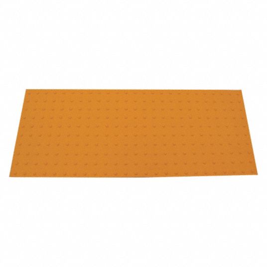 SAFETYSTEPTD ADA Warning Pad: Asphalt/Concrete, Surface Applied, Flex ...