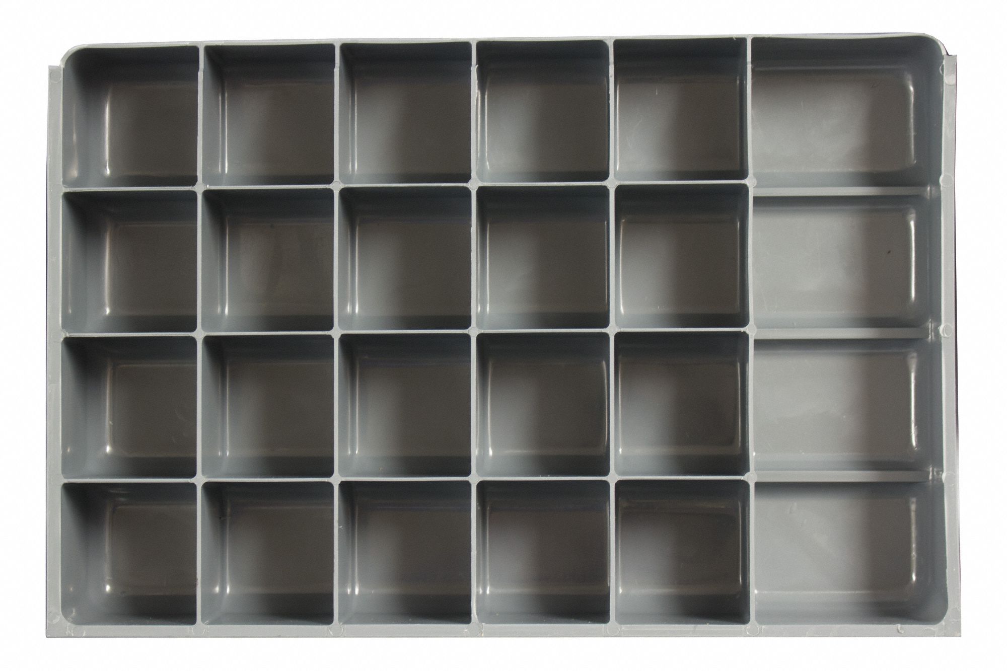 DURHAM MFG Compartment Drawer Insert: 13 3/8 in x 9 1/4 in x 2 in, 21 ...