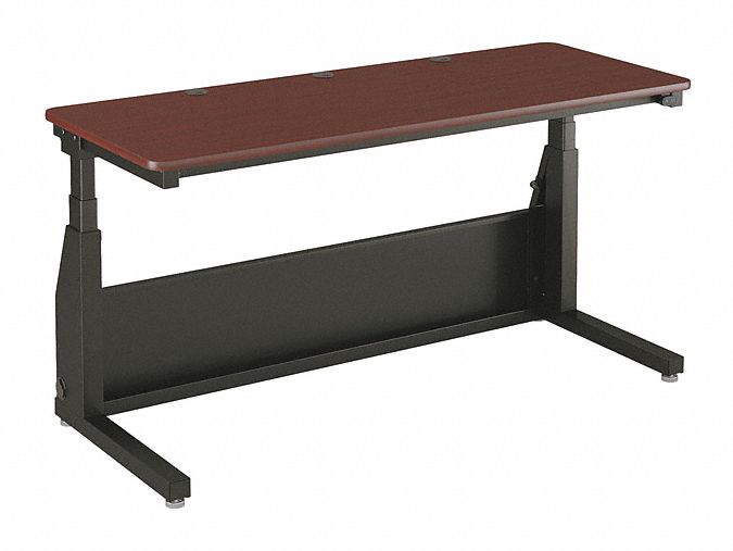 Electric Adjustable Table,60" W x 24" D - Grainger