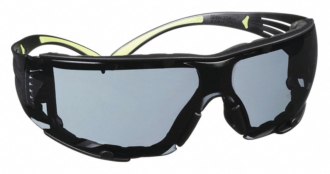 3M, Gray Lens Color, Frameless, Safety Glasses - 52JH73|SF402AF-FM ...