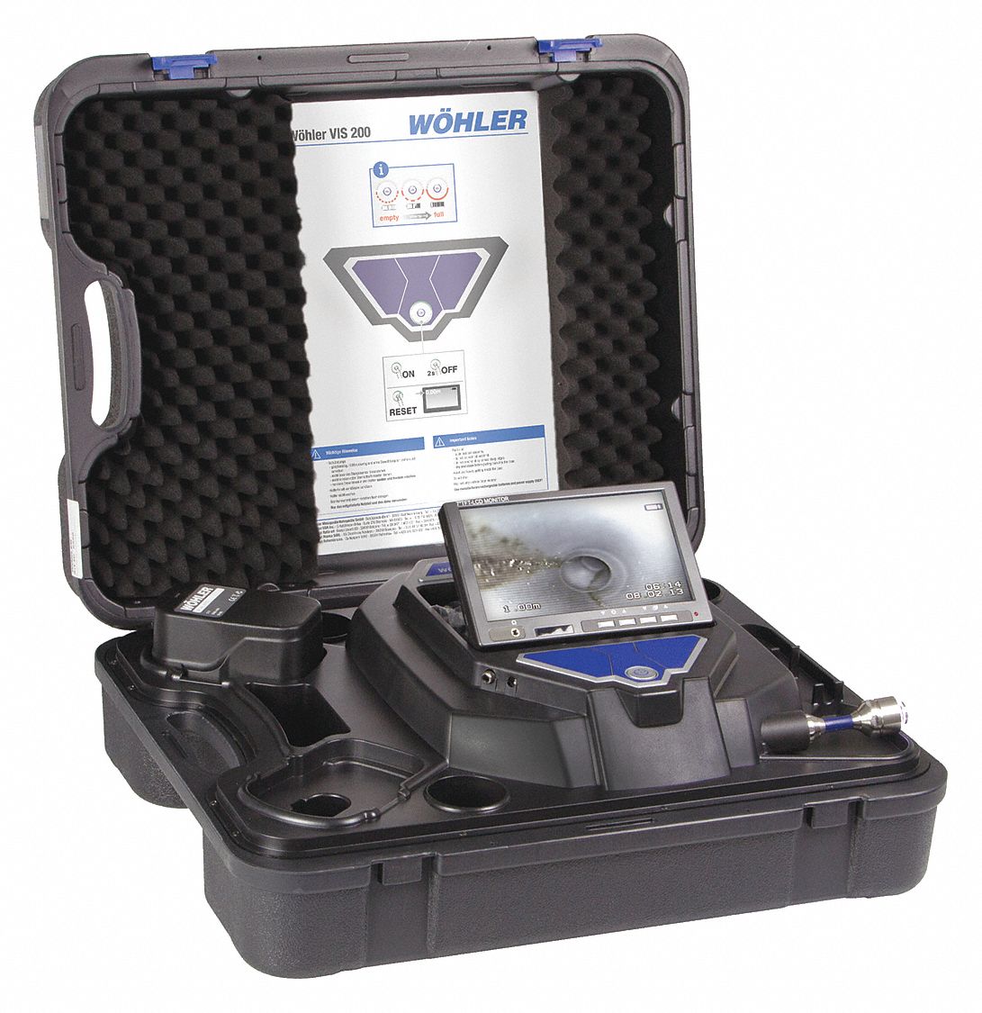 WOHLER, VIS 200, Locator Included, Pipe Inspection System - 52JJ20|8937 ...