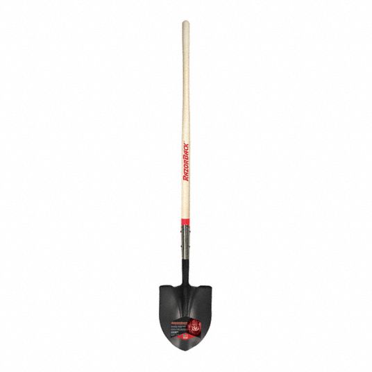 Round Point Shovel,48" L Handle - Grainger