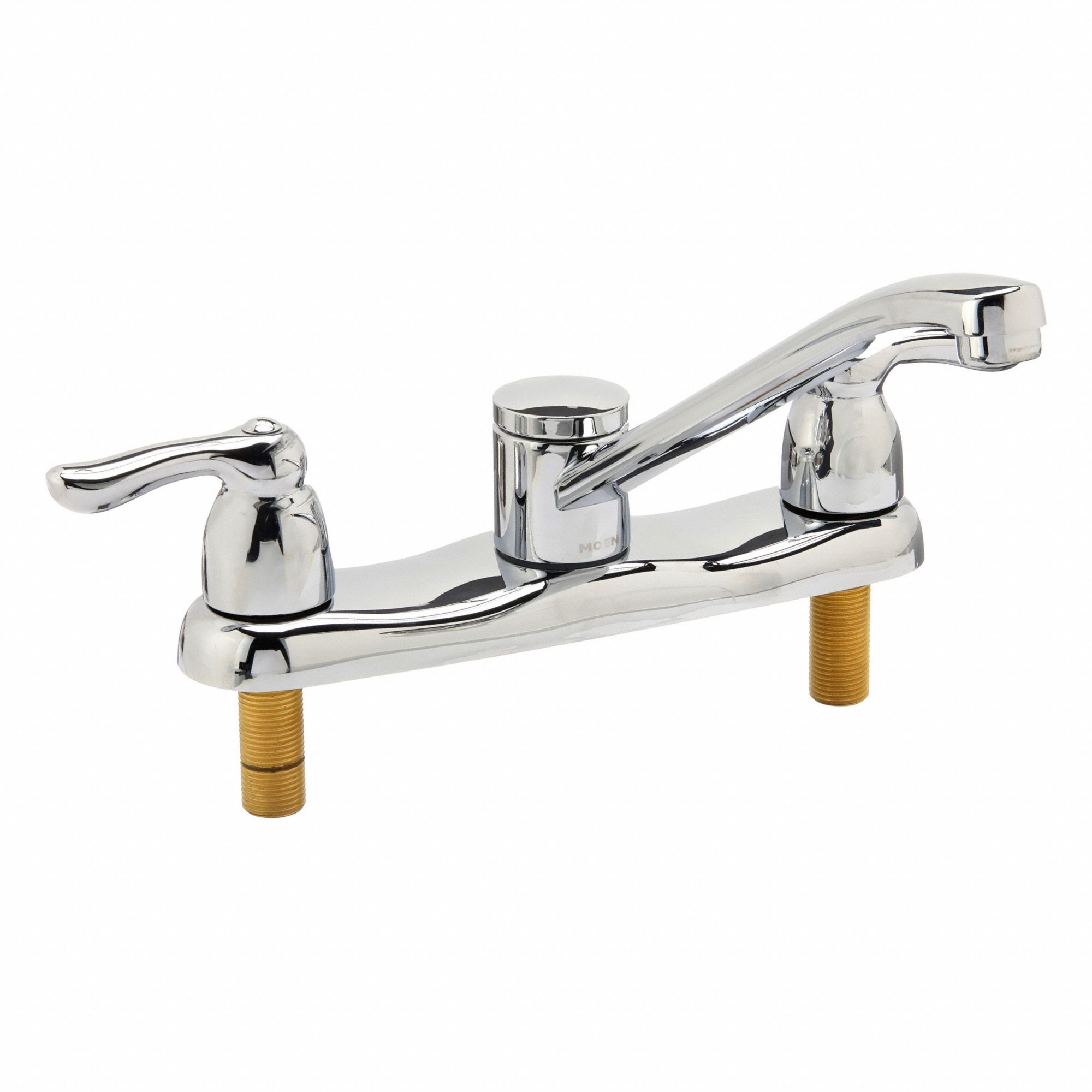 MOEN, M-Bition, Brass, Straight Kitchen Faucet - 52JM83|8780 - Grainger