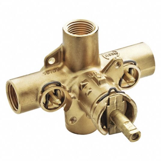 MOEN, Compatible Product Type Shower Trim, IPS Upon Connections, Four ...