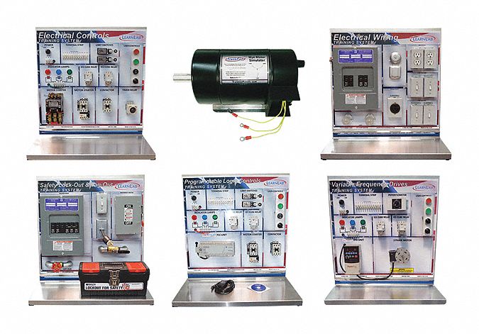 LEARNLAB, Classroom Vocational Training Set with Allen Bradley and LOTO, English, Training ...