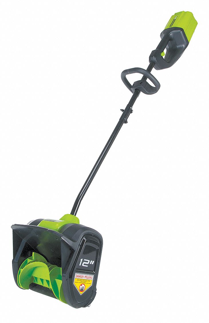 GREENWORKS PRO, Cordless, Electric, Cordless Walk-Behind Snow Blower ...