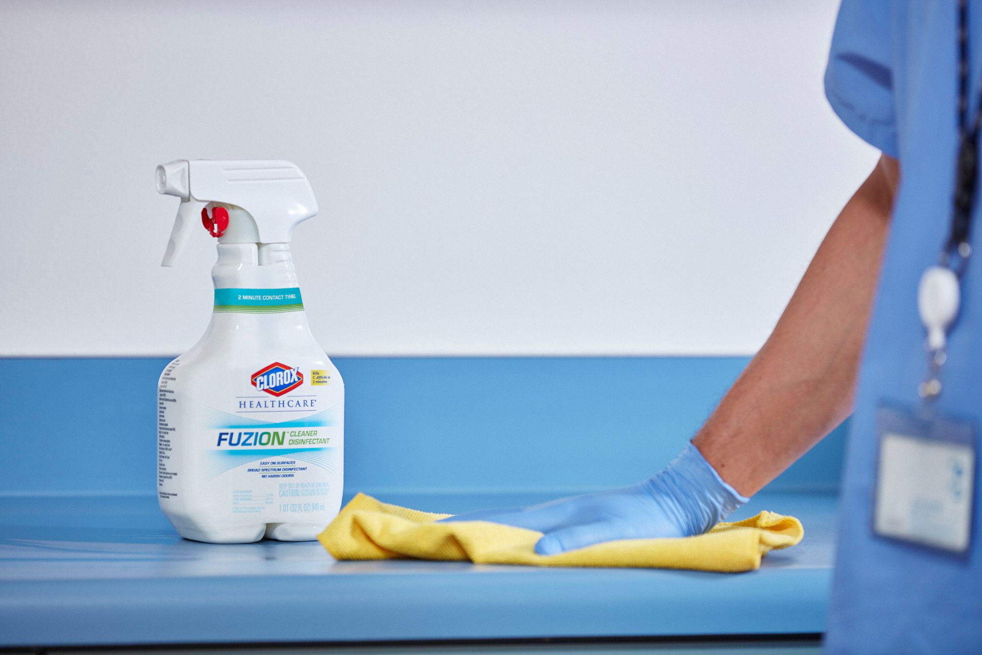 CLOROX HEALTHCARE Cleaner Disinfectant: Trigger Spray Bottle, 32 oz ...