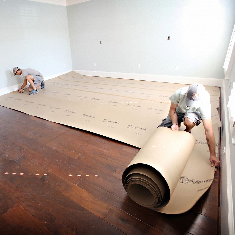 TRIMACO Floor Protection Board: Extra Heavy Duty, 45 mil Thick, 100 ft ...