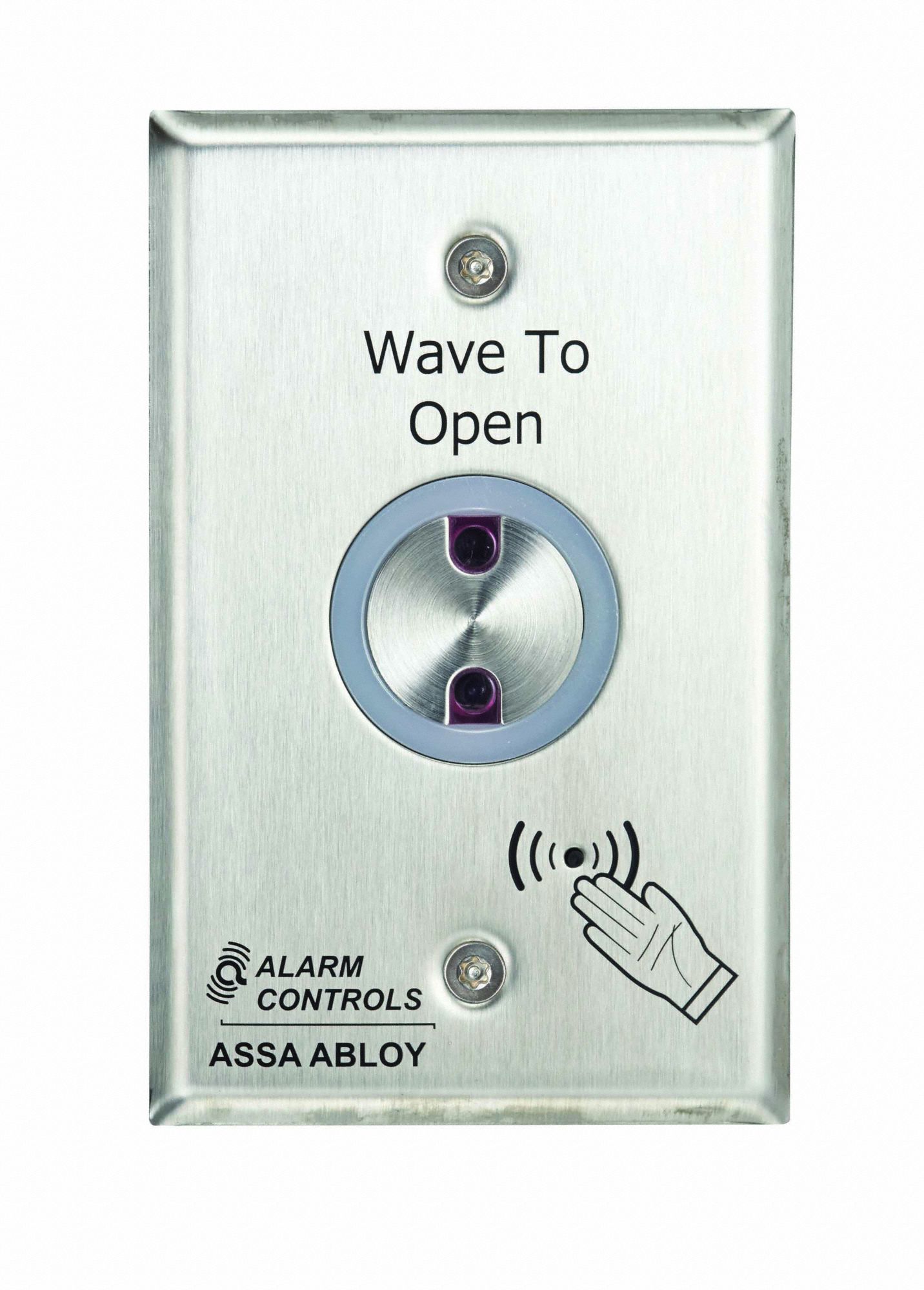 ALARM CONTROLS, 4 1/4 in Ht, 3 3/4 in Wd, Exit Motion Sensor - 52ND13 ...