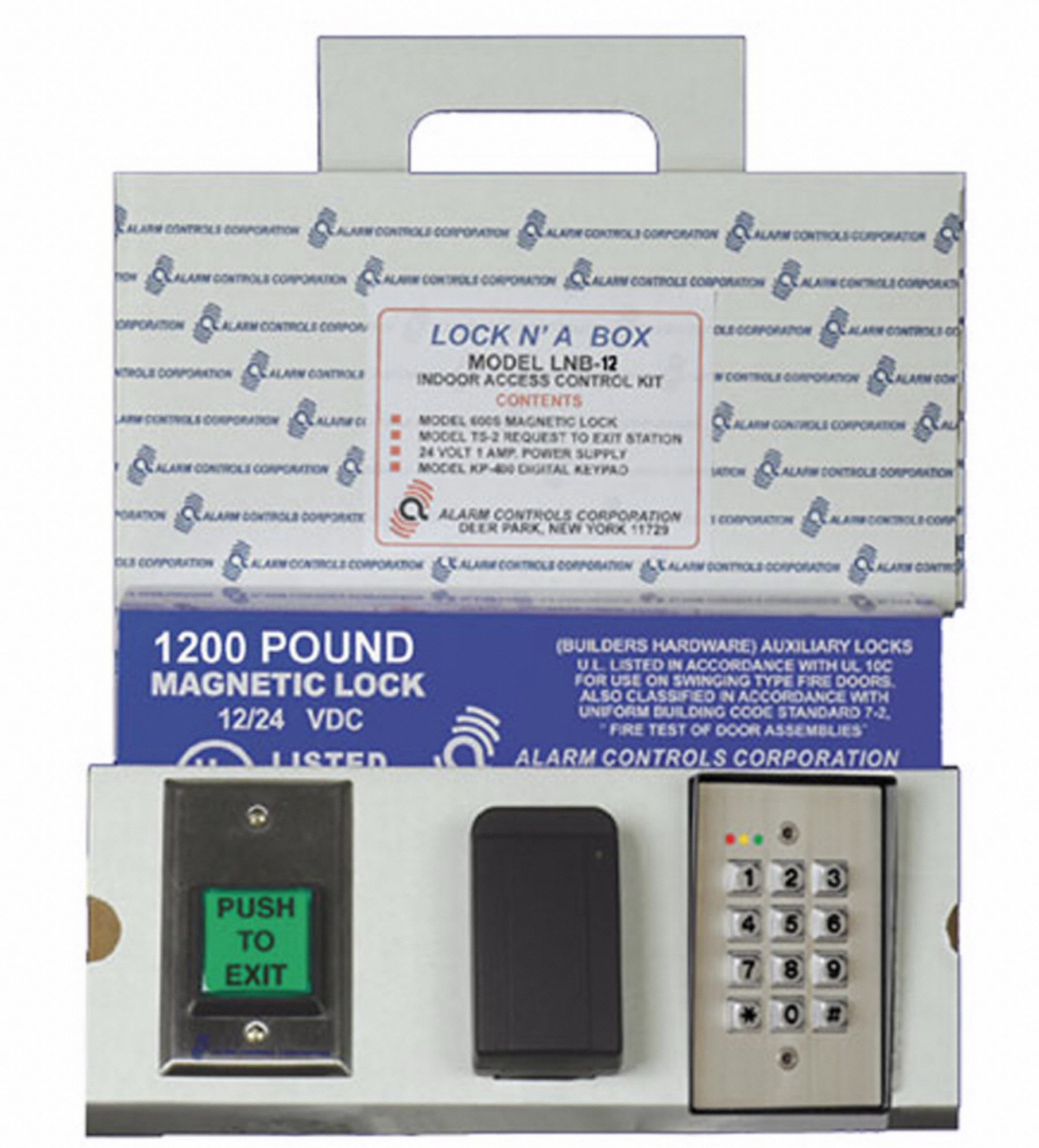 ALARM CONTROLS, Exit Push Button, 12V DC, Electromagnetic Exit Push ...