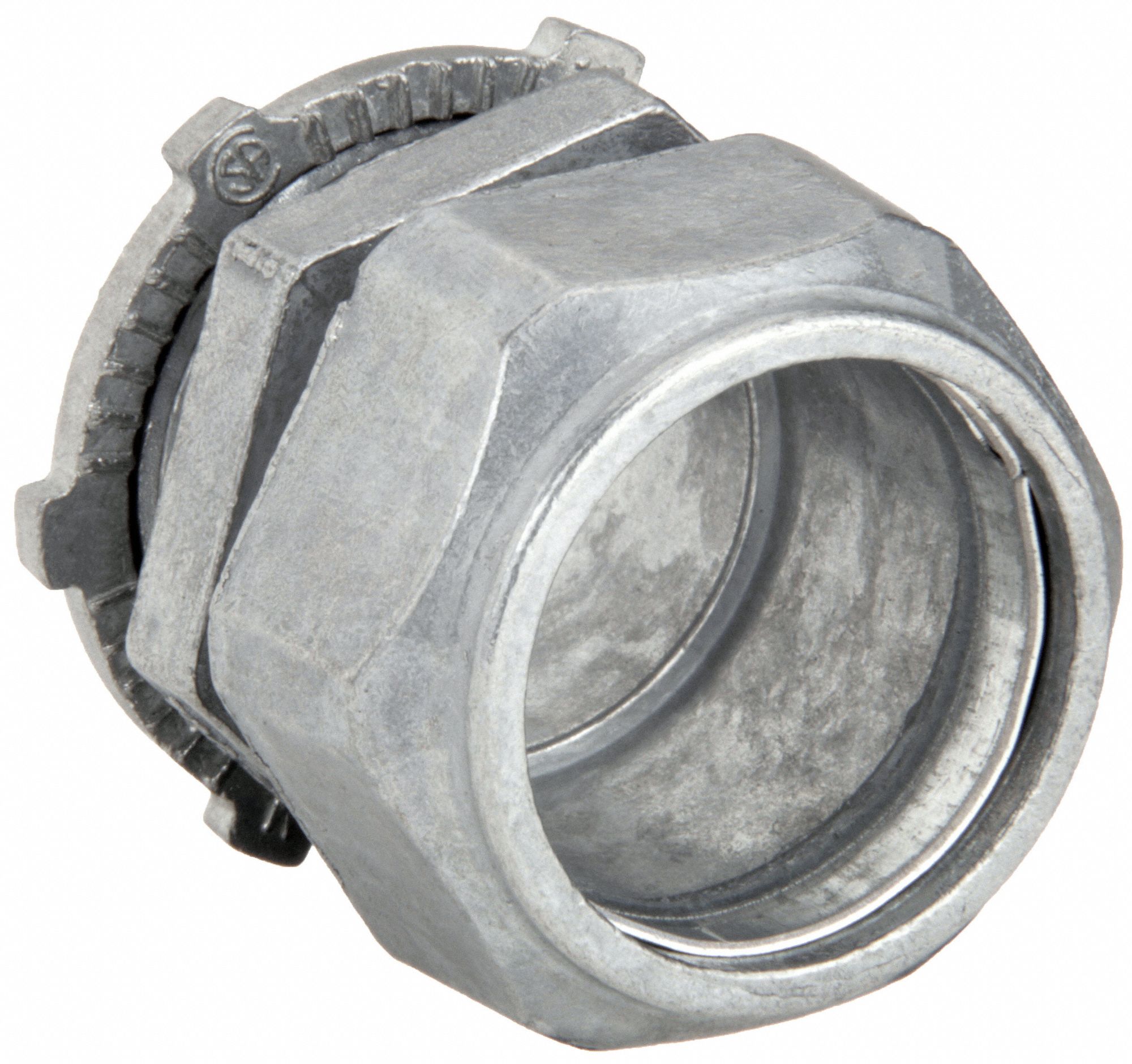 Zinc, 1/2 in Trade Size, Compression Conduit Connector - 52NE11|2802 ...
